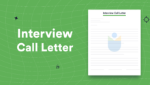 Interview Call Letter - Format, Meaning, Tips, and Examples