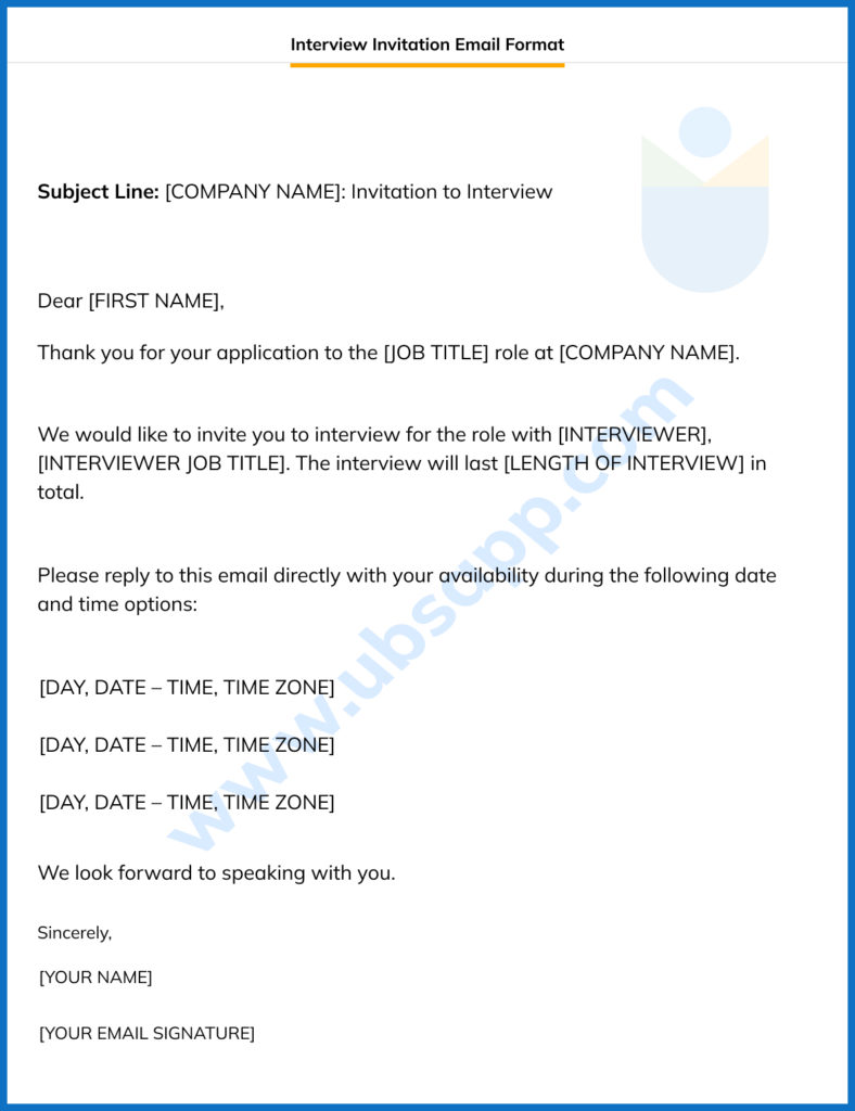 Interview Call Letter Format Meaning Tips And Examples