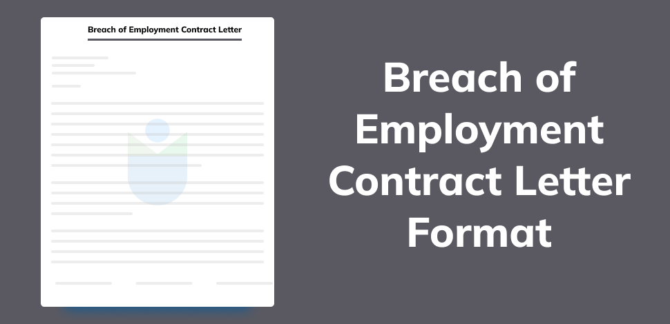 Breach Of Employment Contract Letter Meaning Consequences Guidelines Samples Examples And 