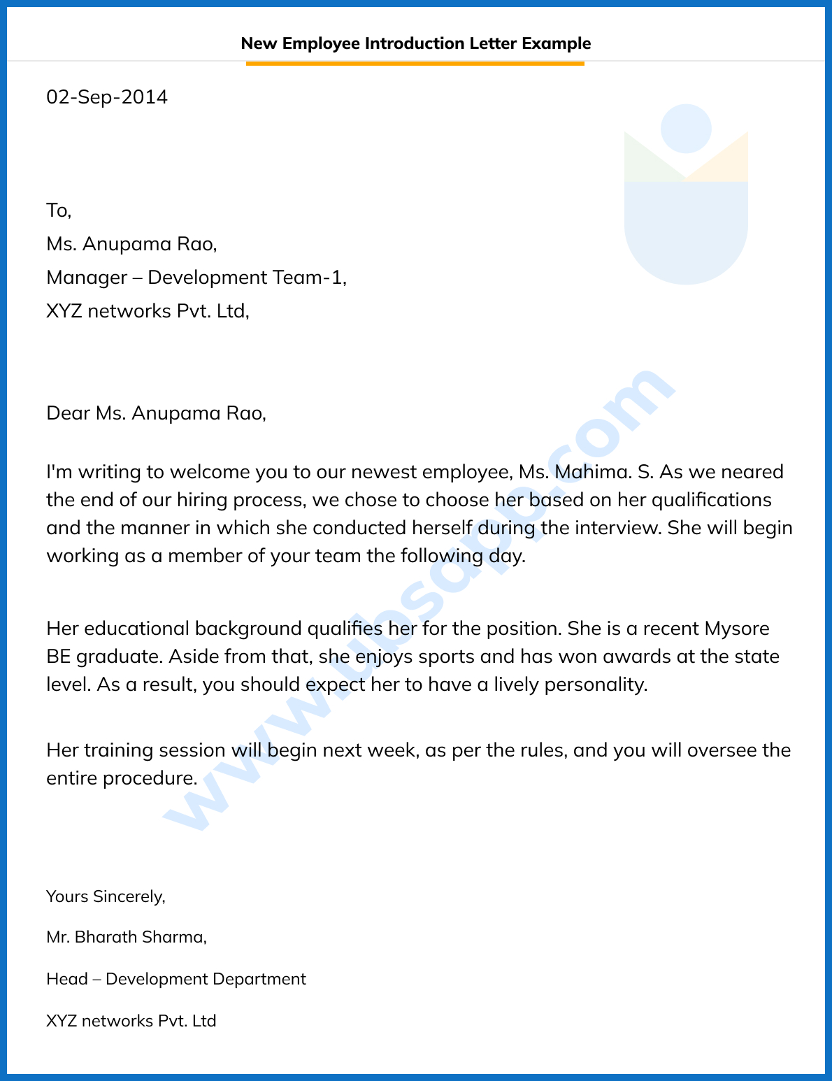 New Employee Introduction Email To Team Sample Templates Hot Picture