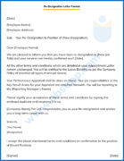 What is a Re-Designation Letter? Format and How is it Used? | UBS