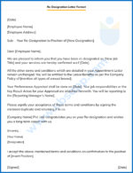 What is a Re-Designation Letter? Format and How is it Used? | UBS