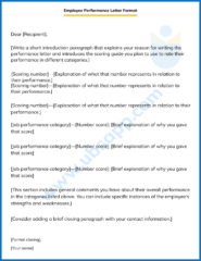 Employee Performance Letter - Format, Tips, Sample, Examples, and More ...